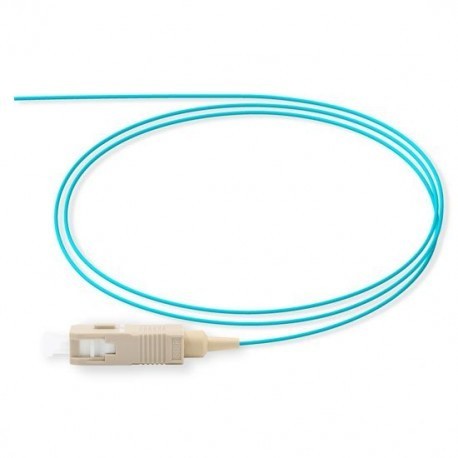 Quality High Power Simplex Single Mode Fiber Pigtail Sc / APC To Sc/APC Fiber Cable for sale