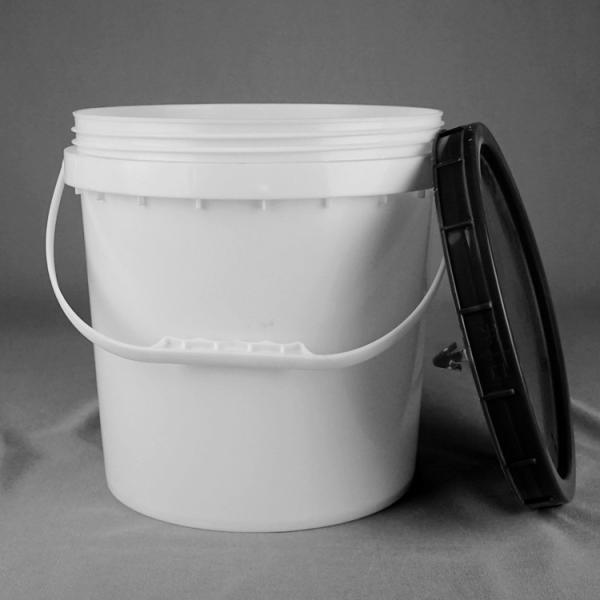Quality 8L Plastic Seafood Packaging Bucket with Screw Lid for sale
