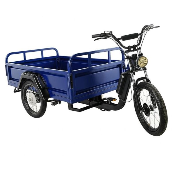 Quality Rear Carrier Battery Electric Cargo Tricycle with Hydraulic Braking Front Shock Absorber Durable Urban Delivery Vehicle for sale