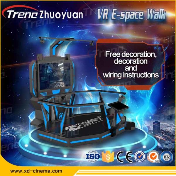 Quality HTC VIVE Virtual Reality Space Walk Black Shooting Games 9D Action Cinemas for sale