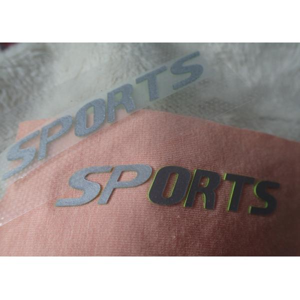 Quality 42*62mm silicone heat transfer labels patches for clothing for sale