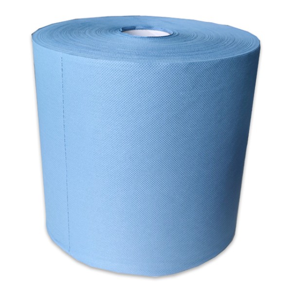Quality KILINE Heavy Duty Industrial Cleaning Wipes Jumbo Roll Food Grade Pulp+Polypropylene Nonwoven Wipes for Oil and Grease for sale