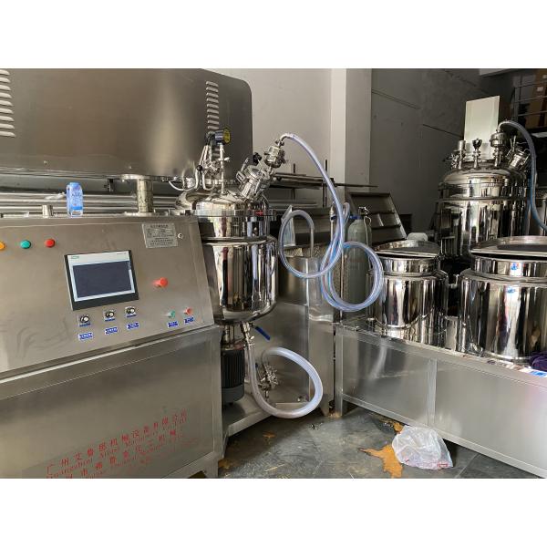 Quality SUS316 Cosmetic Cream Mixer Small Capacity Vacuum Toothpaste Emulsifying Mixer for sale