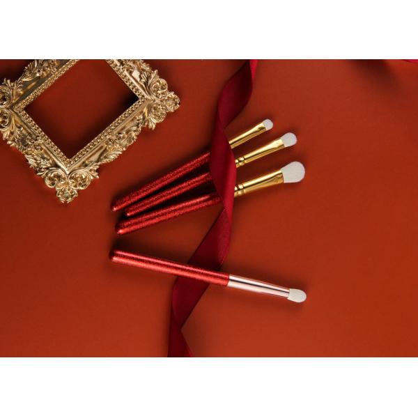 Quality Vonira Professional Christmas Makeup Brushes Set 7pcs Glitter Cosmetic Brush for sale