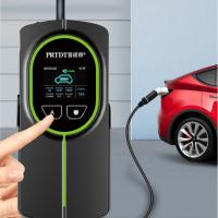Quality Type 1 Plug Level 2 Shell Material PC EV Charger with LCD Display and Charging for sale