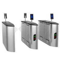 Quality Brushed Stainless Steel Pedestrian Barrier Gate Turnstile Entry Systems for sale