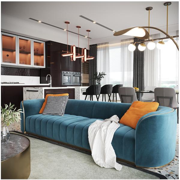 Quality Customized Luxury Hotel Furniture Modern Genuine Leather Sofa for sale
