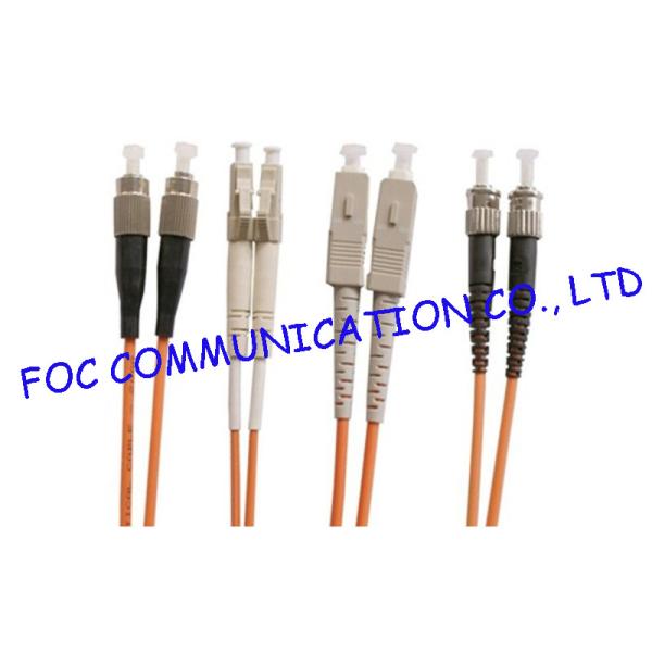 Quality Multimode Fiber Optic Patch Cord FC LC SC ST OM1 OM2 OM3 OM4 for sale