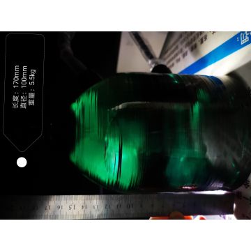 Quality Green Sapphire Crystal Watch Case Al2O3 Single Crystal Customized Size for sale