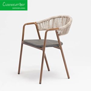 Quality Outdoor Home Office Furniture High Back Aluminium Metal Patio Rattan Garden for sale