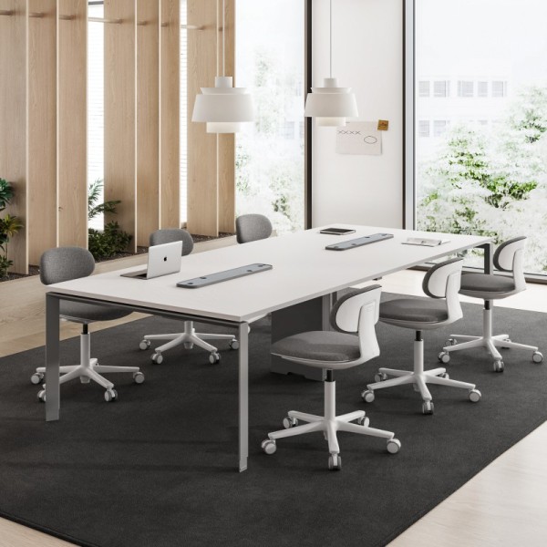 Quality MC3.0 Sleek Design Meeting Room Table , Height Adjustable Feet Conference Room Desk for sale