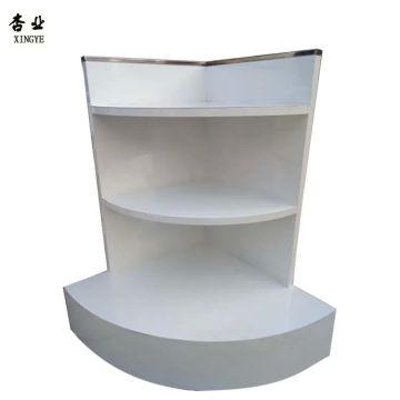 Quality Stainless Steel Checkout Counter Supermarket Checkout Counter With The Corner for sale