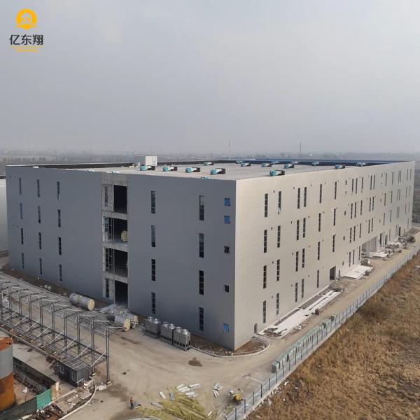 Quality Modern Steel Structure Building with Sandwich Panel Roofing for sale