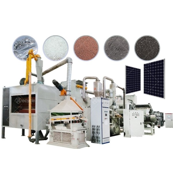 Quality 2024 SUNY GROUP Scrap Home Solar Modules Recycling Machine Plant for Final product Metal for sale