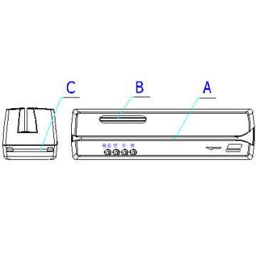 Quality Multifunctional Magnetic Chip Card Reader USB Interface ROHS Approval for sale