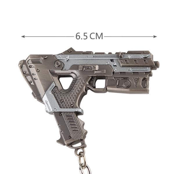 Quality Alternator SMG 7CM Zinc Alloy Keychain Apex Legends Gun Keychains for sale