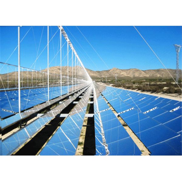 Quality Linear Fresnel Solar Heating System HDG Steel Mounting Frames Customized Color for sale