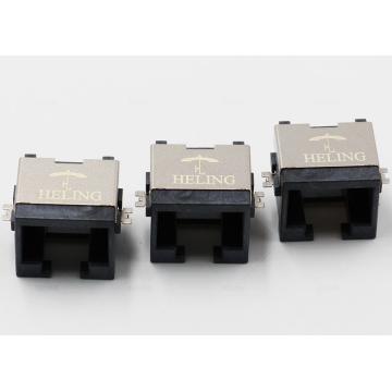 SMT Overhangs PCB RJ45 Jack Ethernet Connector Female Type
