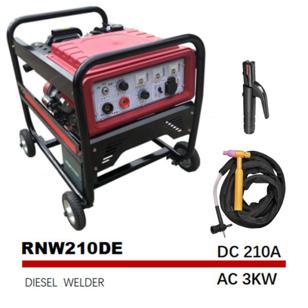 Quality RNW210DE 210A Arc Welding Generators DIESEL Medium Frequency 5.5L Generator for sale