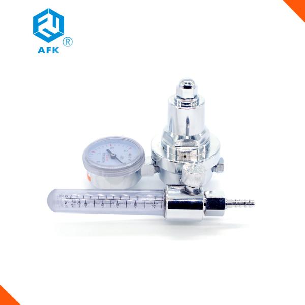 Quality Adjustable Pressure Regulator With Flowmeter , Industrial Inline Pressure Valve for sale