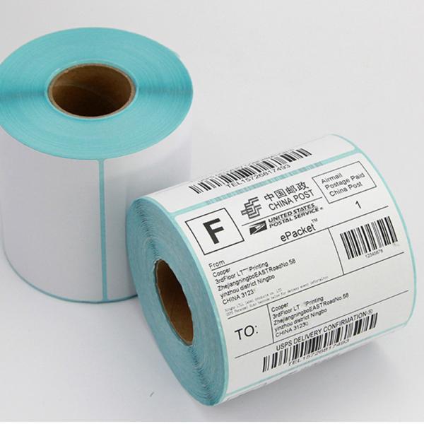 Quality 4x6 Shipping Labels 500 Fanfold Thermal Printer Labels100x150mm for sale