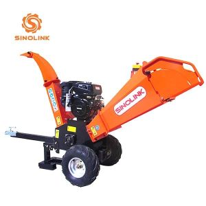 Quality 15 Hp 420cc Gas Chipper Shredder Safety ATV Tree Limb Shredder Mulcher for sale