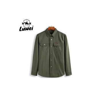 Quality Plus Size Men Shirts Apparel Palm Panel Striped Print Long Sleeves for sale