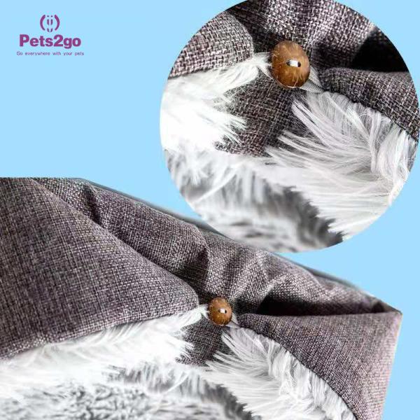 Quality Pets2go Comfortable 61X51cm Pet Linen Plush Mats for sale