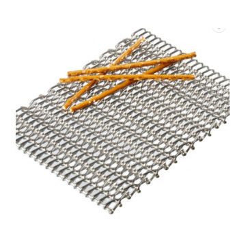 Quality 316 Stainless Steel Balanced Weave Net Conveyor Belt Wire Mesh for sale