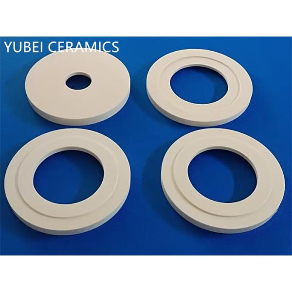 Quality Industrial Mechanical Alumina Ceramic Rings White Wear Resistant for sale
