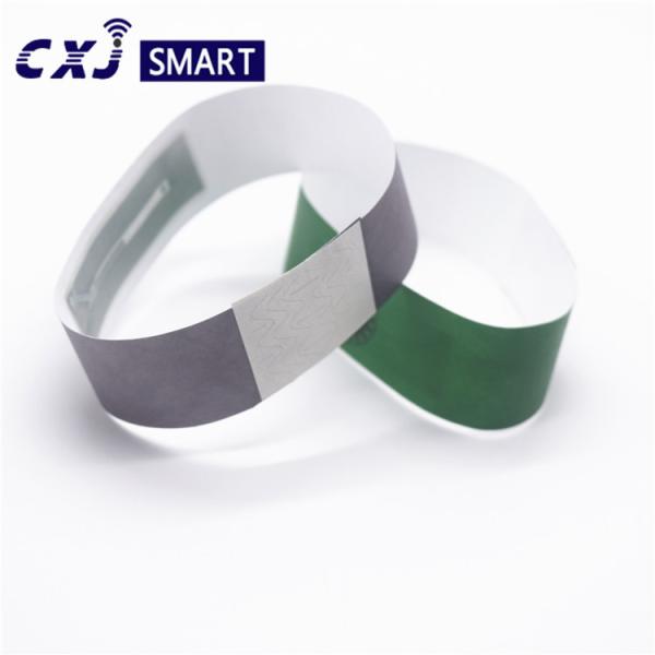 Quality 213 RFID nfc wristband Bands Paper Tyvek for sale