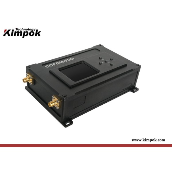Quality 2-3W Mini Cofdm Transmitter , Wireless Audio Video Sender 10M Bandwidth for sale