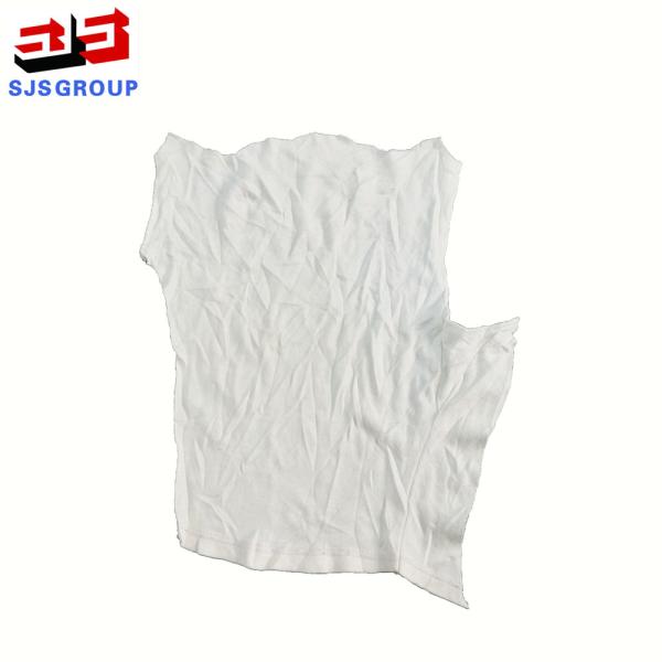 Quality Pure White 40*50cm 100kg/Bale Industrial Cleaning Rags for sale