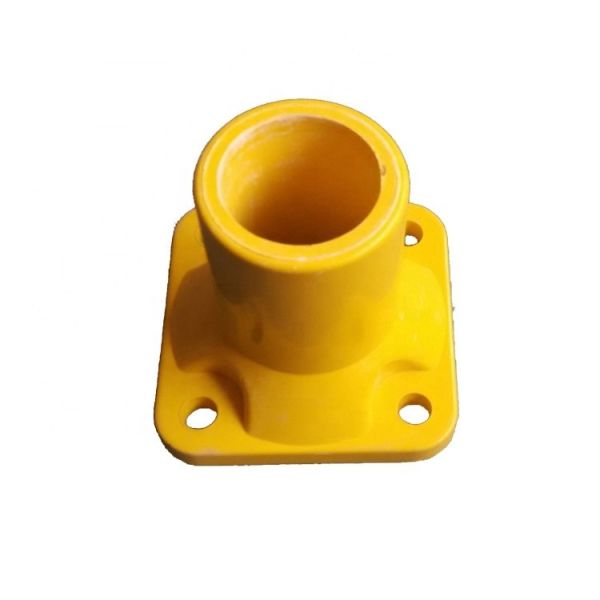 Quality FRP Handrail Accessories Elbow/Baseplate/Cross Tee/Side Post Base for Safety Handrails for sale