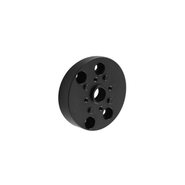 Quality OEM Polishing Robotics Aluminum Bracket Black Anodized Treatment for sale