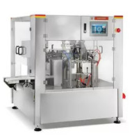 Quality 220V 50Bpm Snack Food Packaging Machine , Premade Pouch Packing Machine for sale