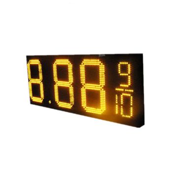Quality 12 INCH RED COLOR FOUR DIGITS LED GAS PRICE DISPLAY FOR PETROL STATION for sale