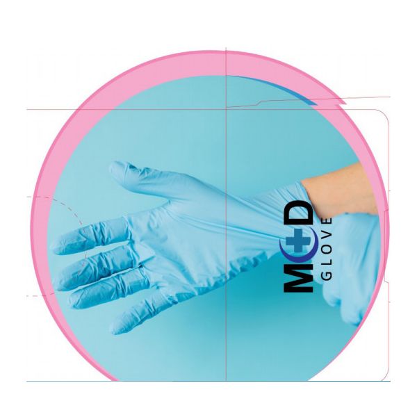 Quality Medical Powder Free Synthetic Disposable Nitrile Work Gloves for sale