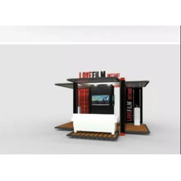 Quality 20GP Hollow Tempered Glass Prefabricated Exhibition Container for sale