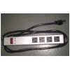 china Mountable Multi Outlet Surge Protector Power Strip With Extension Cord / Metal