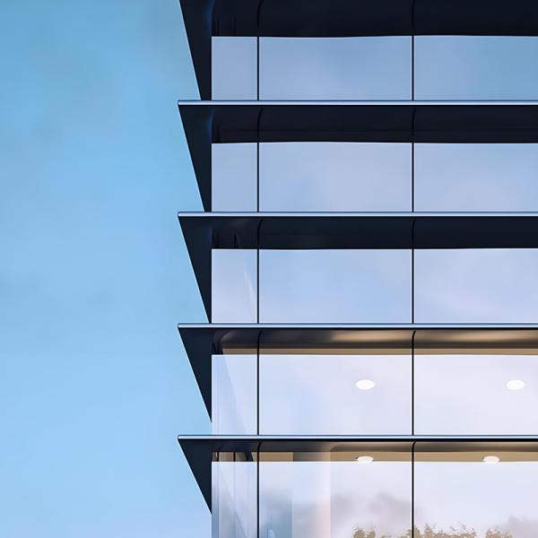Quality Aluminium Color Glass Wall Soundproof For Sophisticated Interior for sale