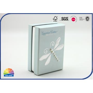 Quality Embossed And Silver Hot Stamping Jewelry Packaging Gift Paper Box for sale