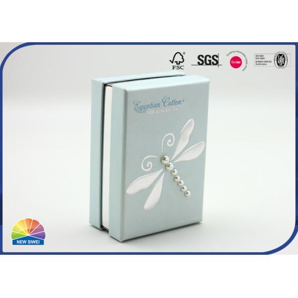 Quality Embossed And Silver Hot Stamping Jewelry Packaging Gift Paper Box for sale