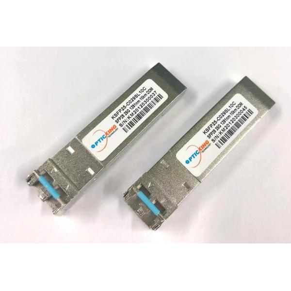 Quality 1291nm 10KM 25G SFP28 CWDM OPTICKING Fiber Optic Transceiver for sale