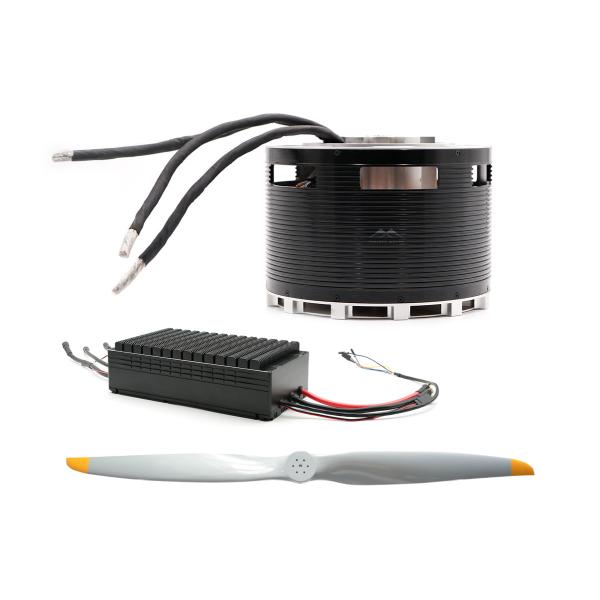 Quality 155KG Drone Propulsion System Including 202150 BLDC Motor 400V 160A ESC And 63 Inch Propeller for sale