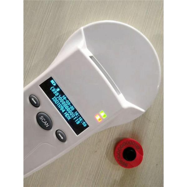 Quality Mini Electronic Red Yellow RFID Animal Ear Tag For Sheep Cattle Tracking for sale