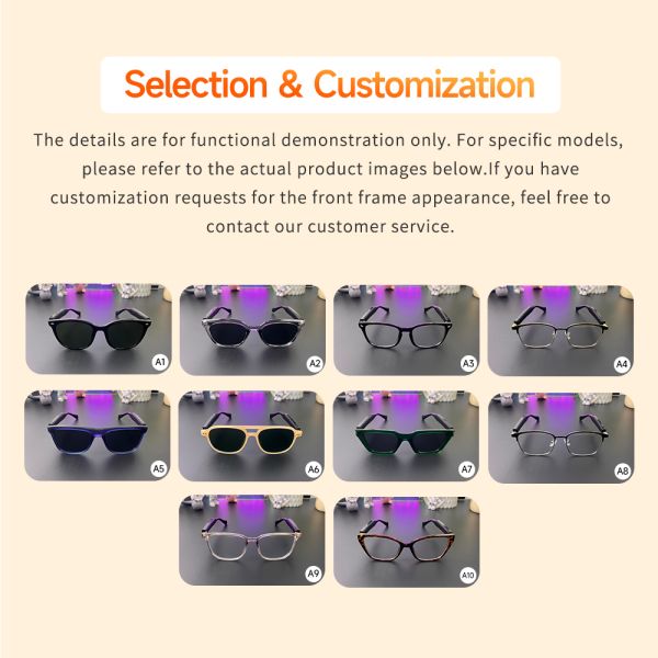 Quality Touch Control AI Smart Glasses for sale