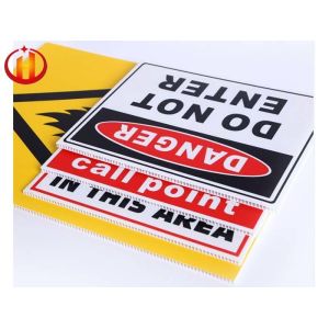 Quality Multi Color Recycled Coroplast Corrugated Plastic Signs UV Printing for sale