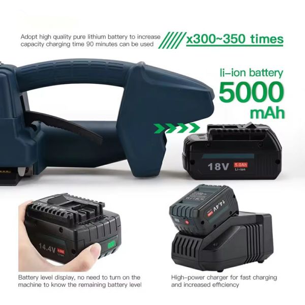 Quality Handheld PET PP Balers Strapping Banding Tool with Fast Tighten Speed 100-200mm for sale