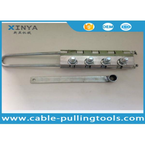 Quality 11-15 MM Fiber Optic Cable Stripping Tool Bolted Type OPGW Cable Grip for sale